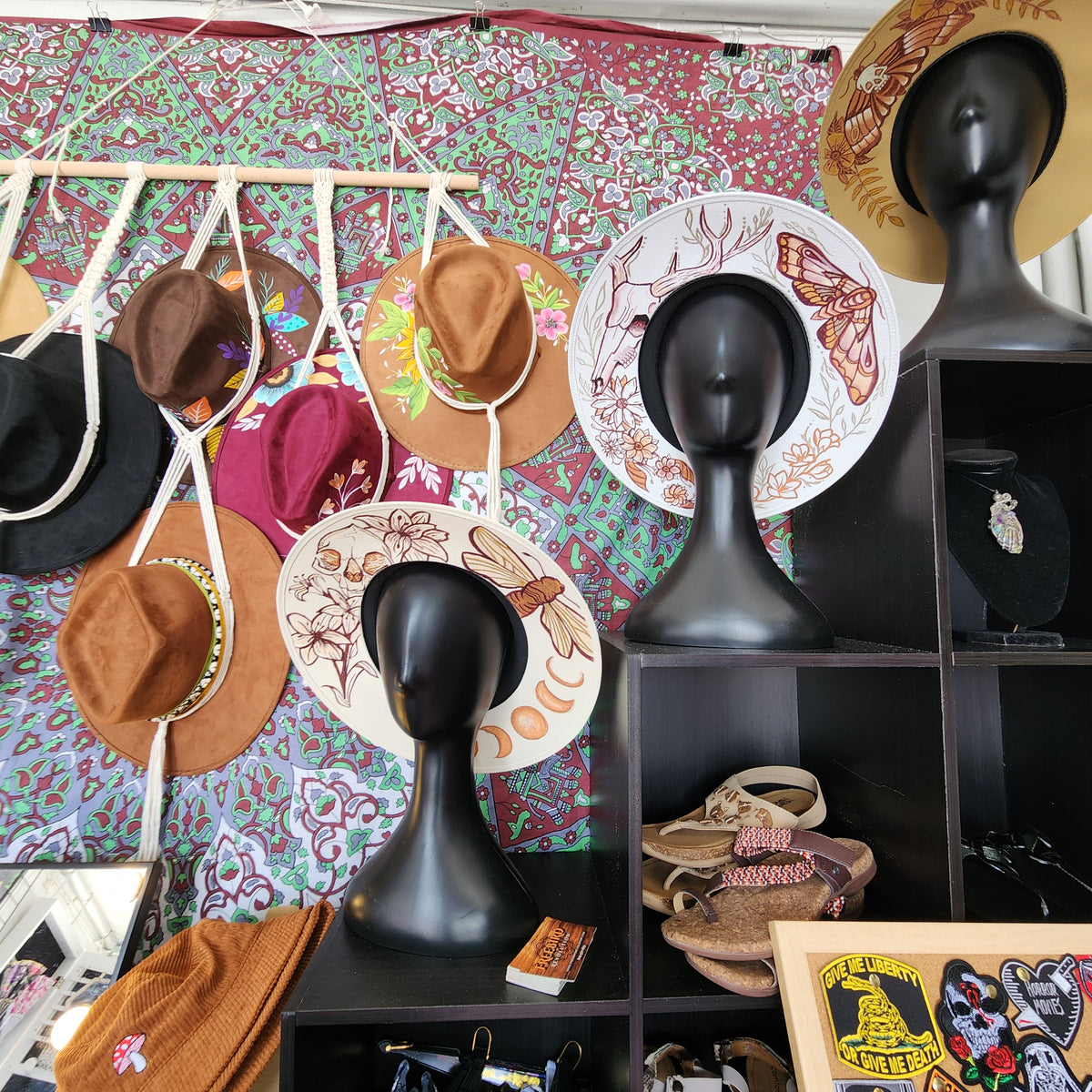 Hand Painted Sun Hats – Freebird Revolution