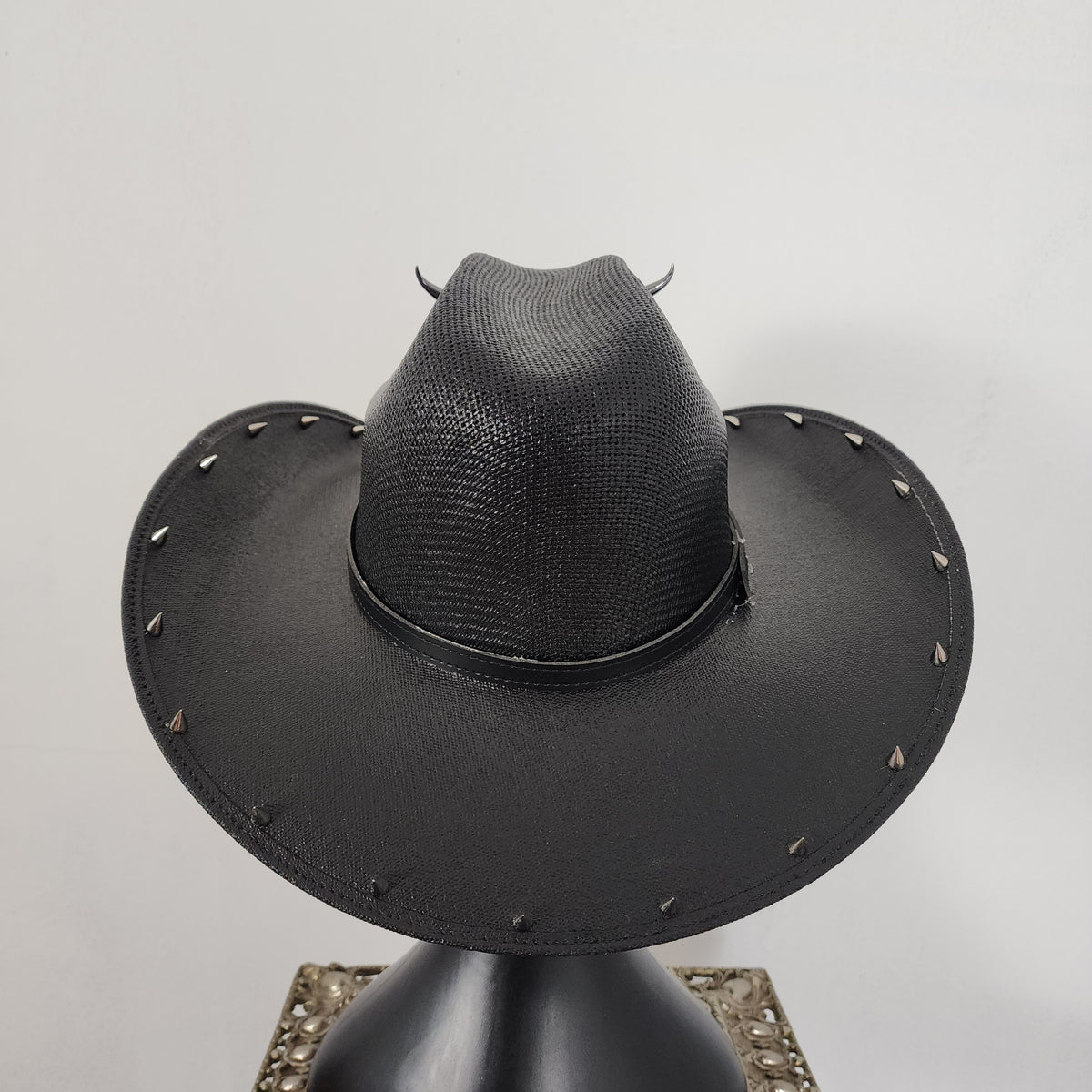 Studded Spiked Cowboy Hat Goth Punk Y'allternative Western Gothic ...