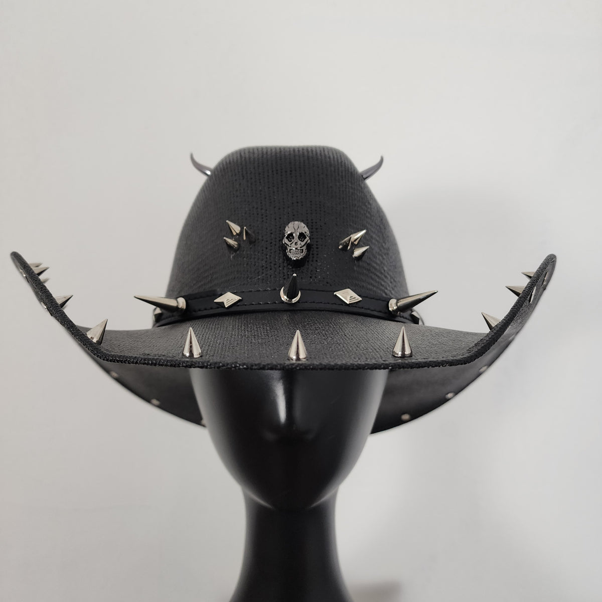 Studded Spiked Cowboy Hat Goth Punk Y'allternative Western Gothic ...
